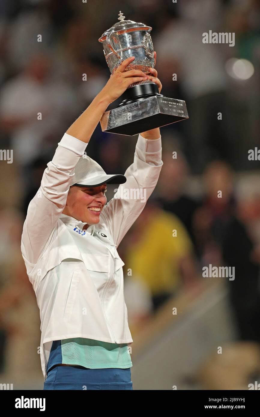 4th giugno 2022; Roland Garros, Parigi, Francia: Torneo Open di tennis ...