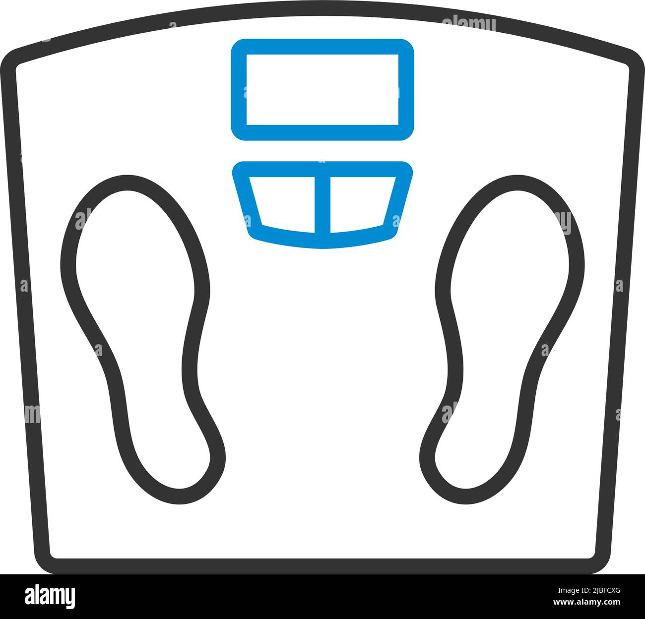 Icona scale pavimento. Contorno grassetto modificabile con disegno ...