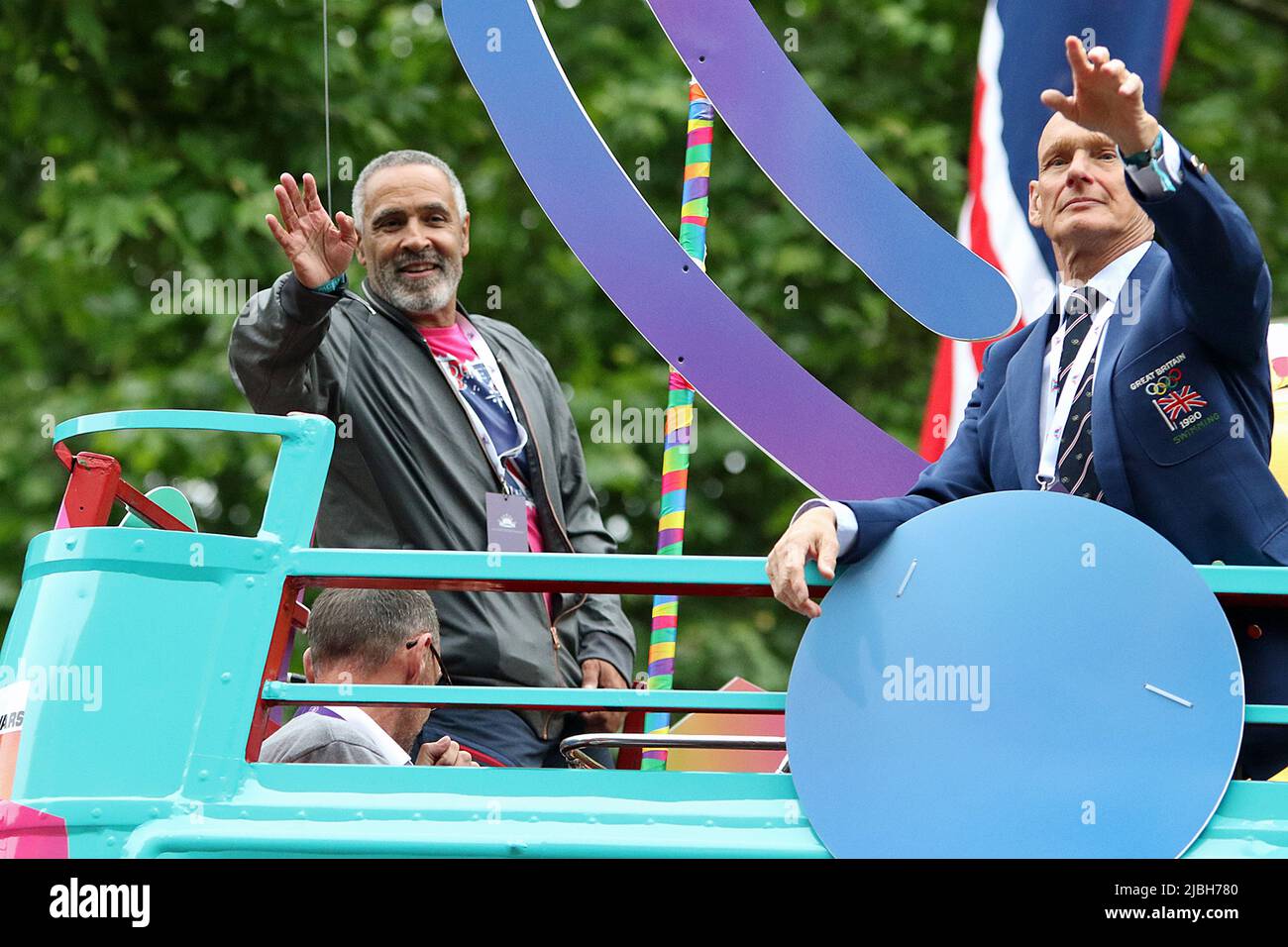 (Da L a R) Daley Thompson (Francis Morgan Ayodélé Thompson) è un ex ...