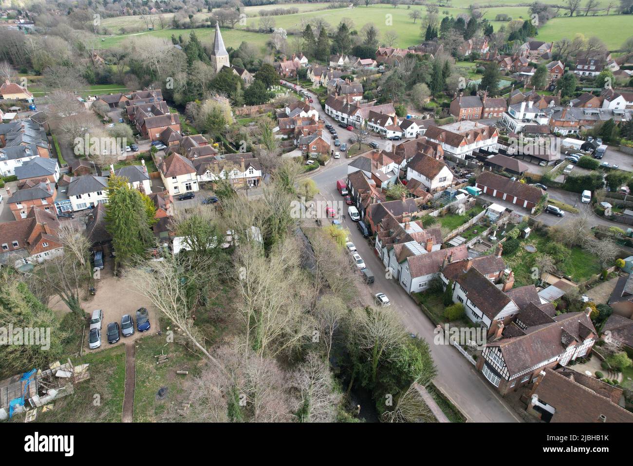 Shere surrey cottage village immagini e fotografie stock ad alta ...