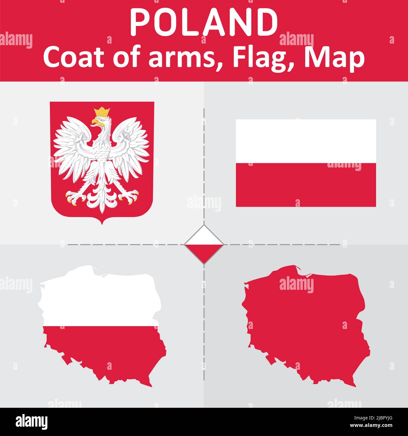 Mappa dei confini della polonia immagini e fotografie stock ad alta ...