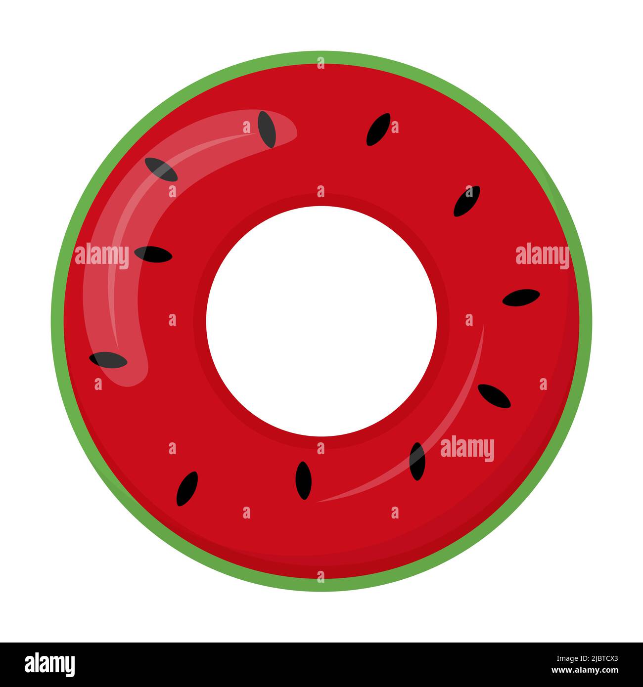 Anello da nuoto Cartoon. Anello in gomma o gonfiabile. Salvavita ...