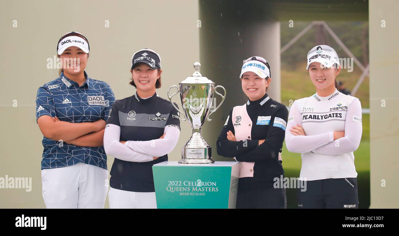 (L-R) Ryu Hae-Ran, Park Ji-Young, Park min-Ji, Park Hyun-Kyung, giugno ...