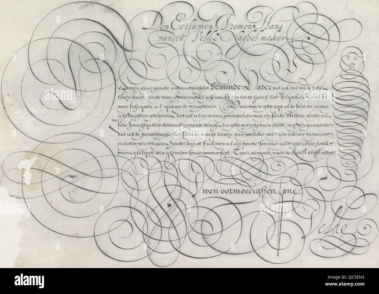 Den eersamen vromen hans vanden velde immagini e fotografie stock ad ...