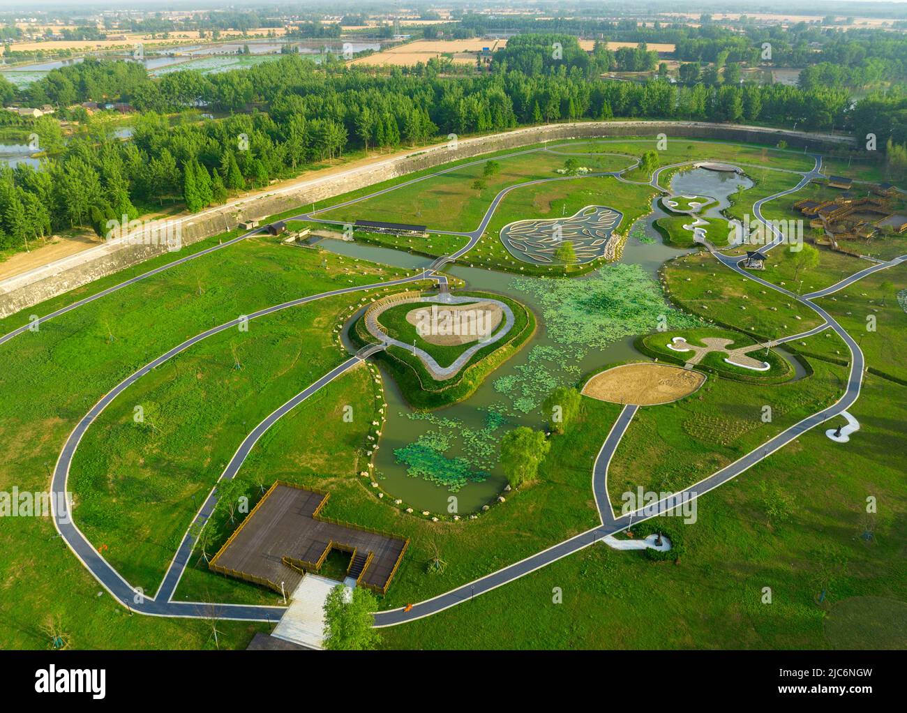 HUAIAN, CINA - 5 GIUGNO 2022 - Foto aerea scattata il 5 giugno 2022 ...