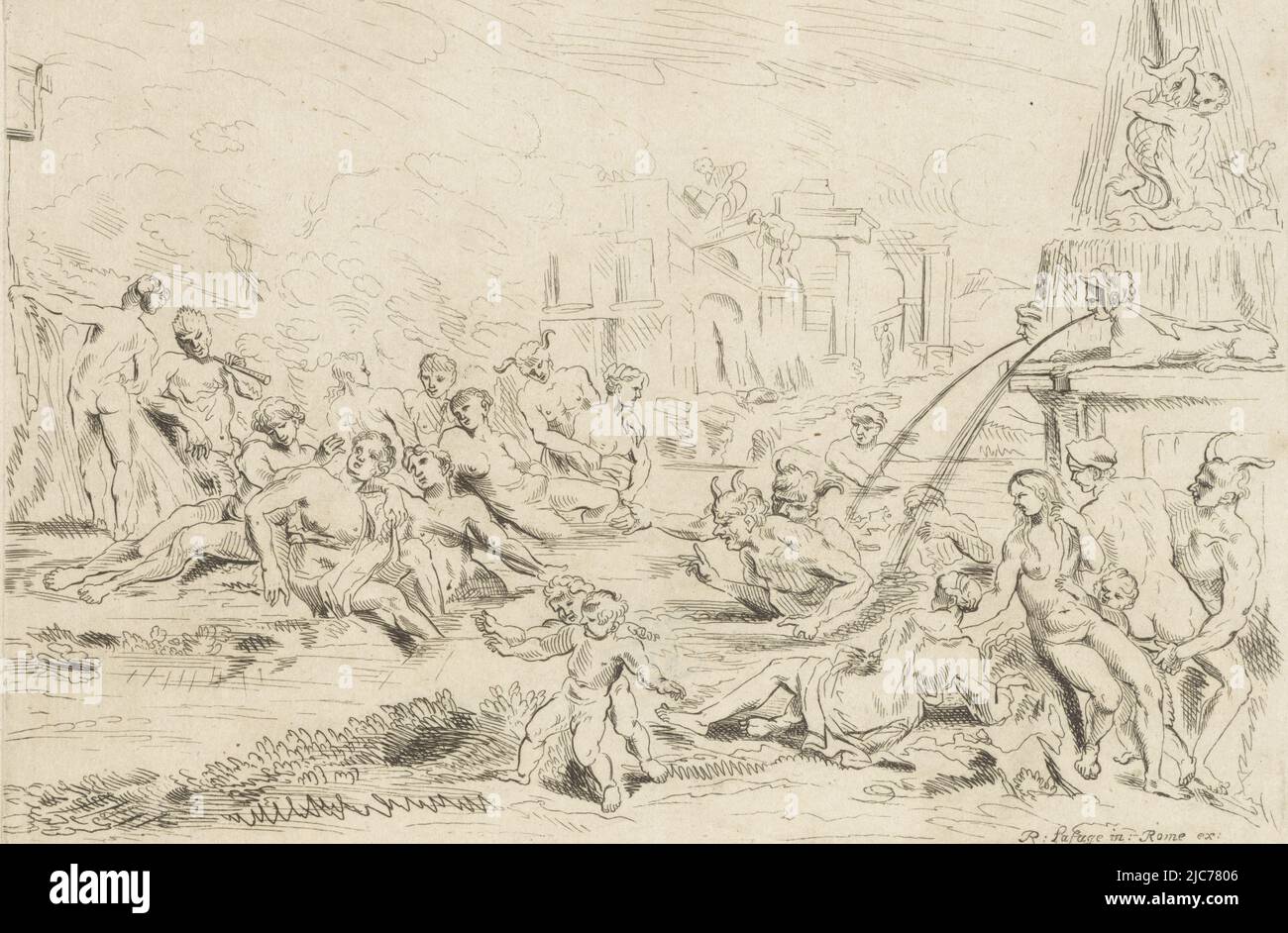 Satiri bagnanti immagini e fotografie stock ad alta risoluzione - Alamy