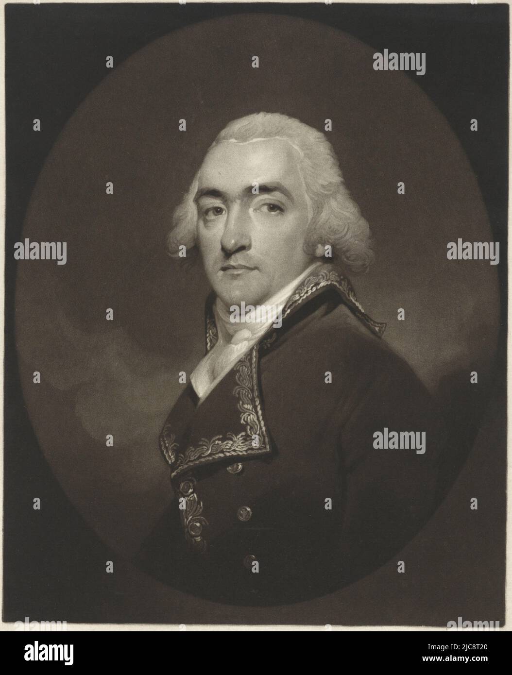 Busto ritratto del generale Herman Willem Daendels, in uniforme ...