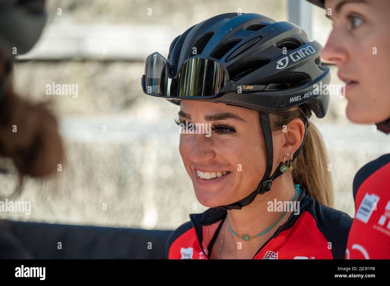 Julia AUBRY del Team Chambéry Cyclisme Committion durante il Women's ...