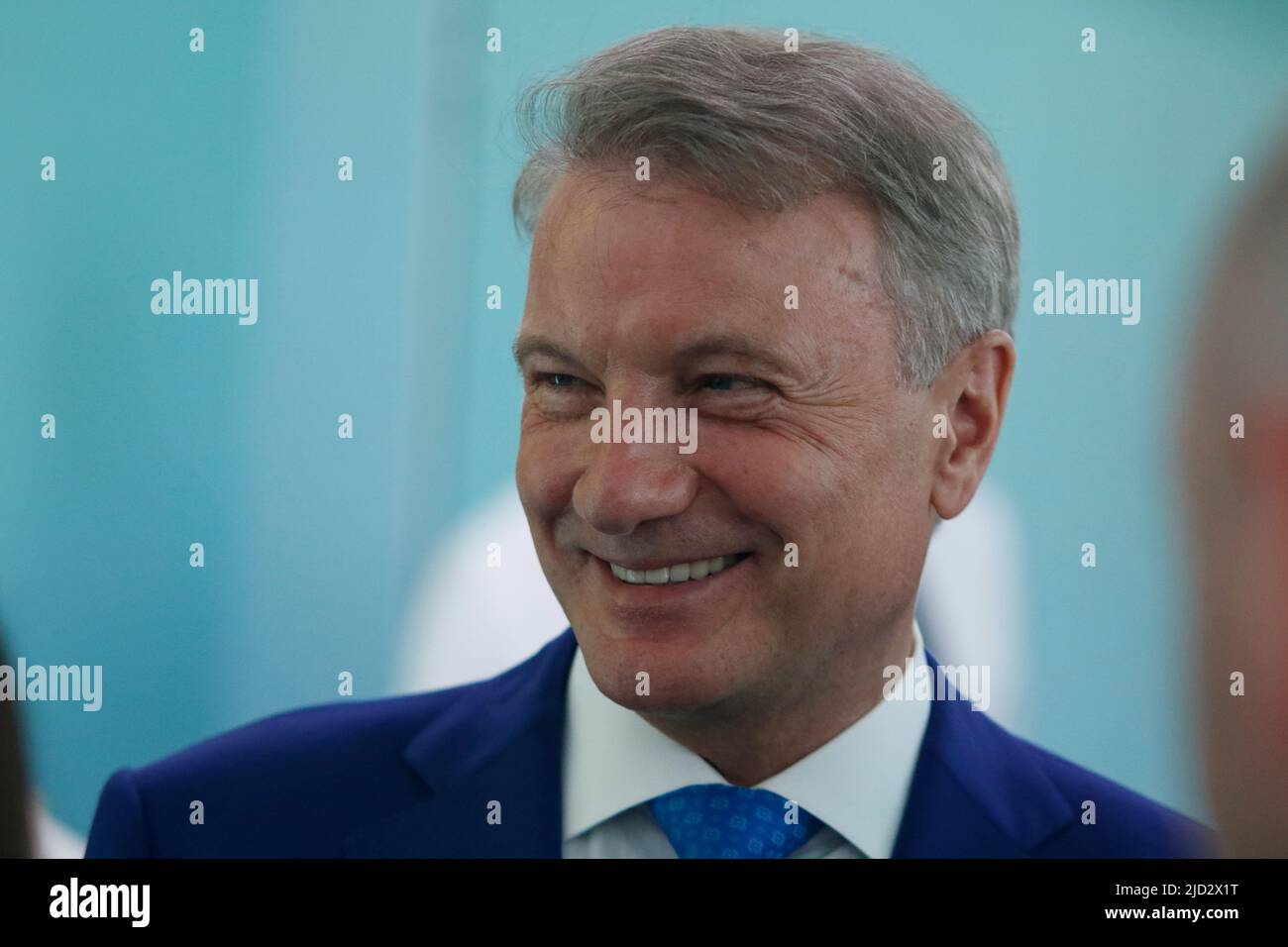 San Pietroburgo, Russia 17 giugno 2022: Forum economico internazionale ...