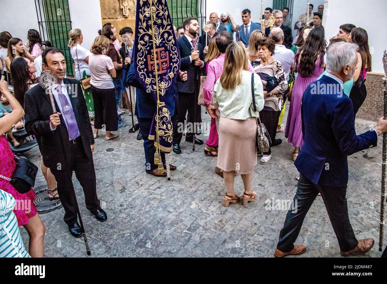 Carmona, Spagna - 18 giugno 2022 Corpus Domini di Carmona, processione ...
