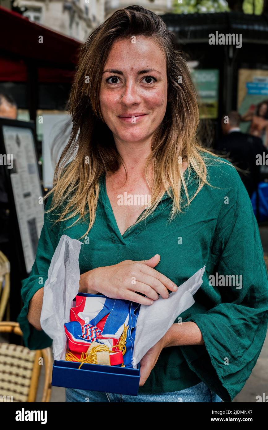Paris, France, 22/06/2022, Marie Pochon, 32, Recentemente eletto nella ...