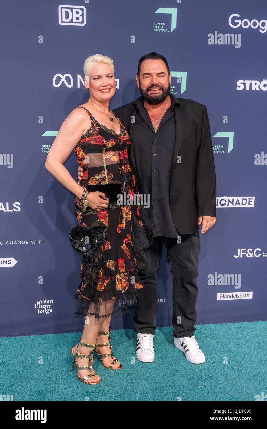 Berlino, Germania. 22nd giugno 2022. Il musicista Marian Gold e sua ...