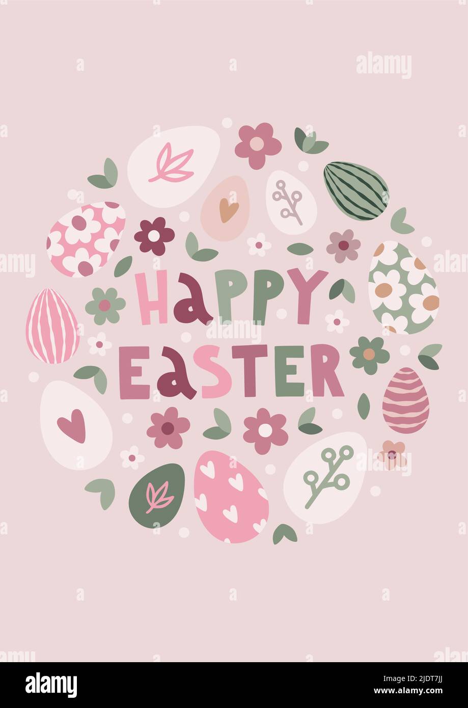 Poster di pasqua Immagini Vettoriali Stock - Alamy