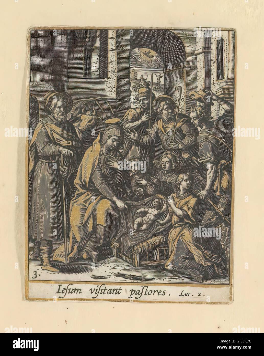 Adorazione dei Pastori, vita Iesu Salvatoris varijs iconibus ab Adriano Collaert expressa ...