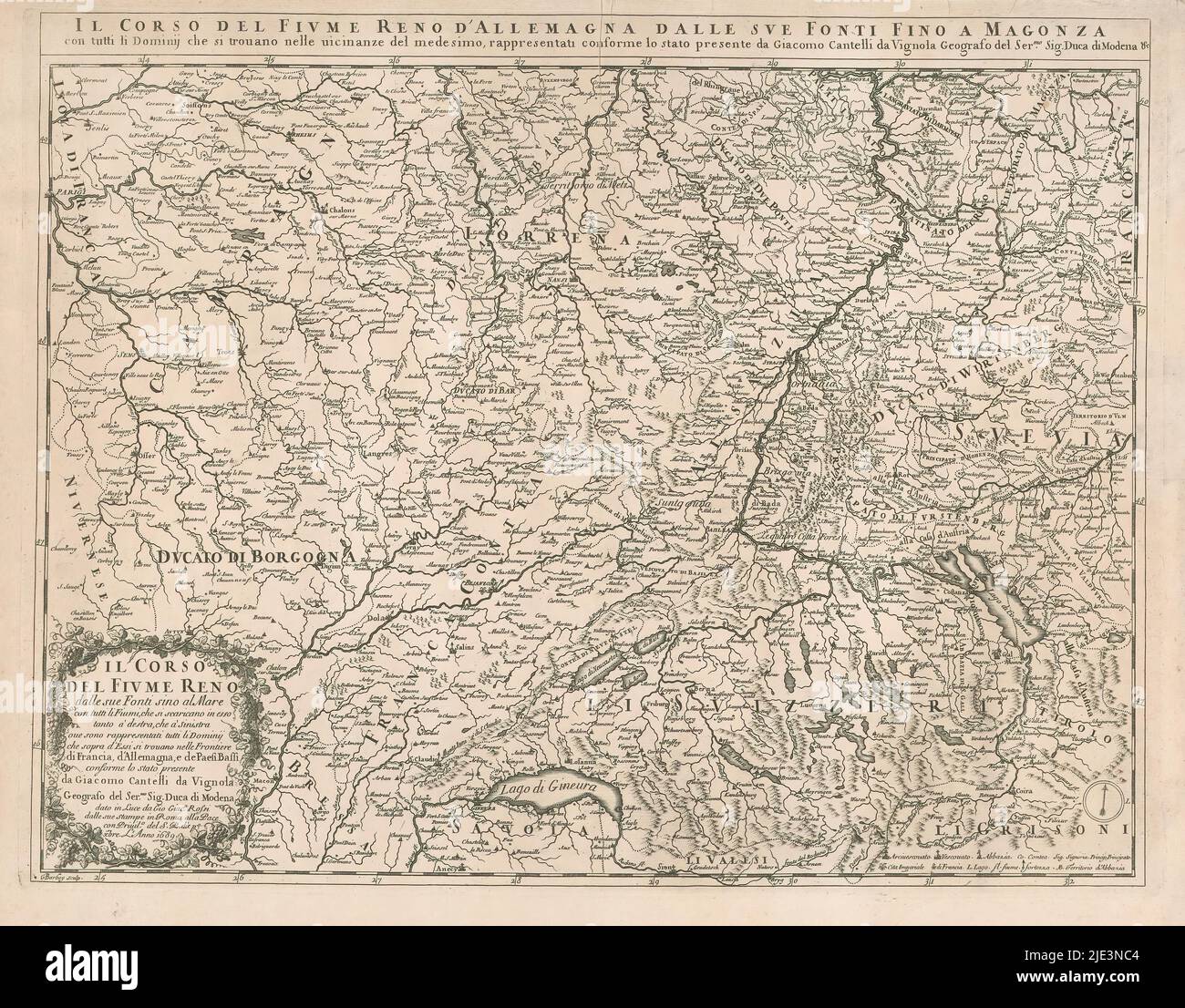 Modena mappa immagini e fotografie stock ad alta risoluzione - Alamy