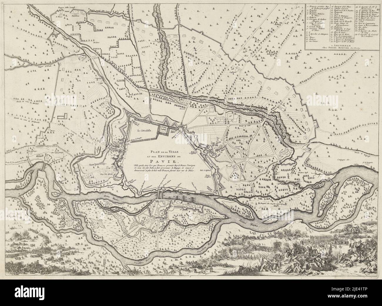 Pavia map immagini e fotografie stock ad alta risoluzione - Alamy