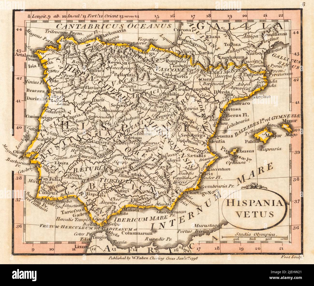 Spagna cartina bnel mondo immagini e fotografie stock ad alta ...