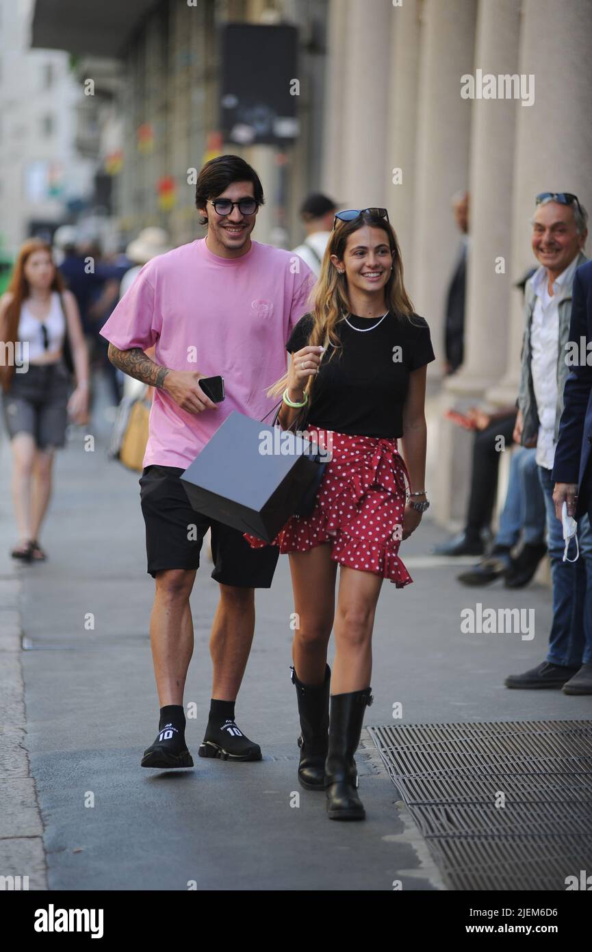 Milano, . 27th giugno 2022. Milano, 27-06-2022 Sandro tonali ...