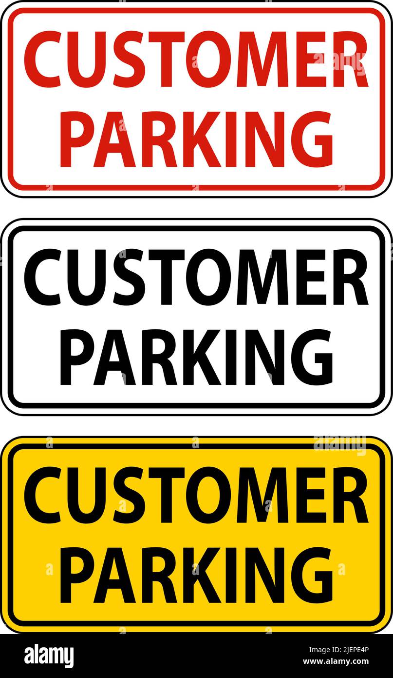 Parcheggio riservato al cliente immagini e fotografie stock ad alta ...