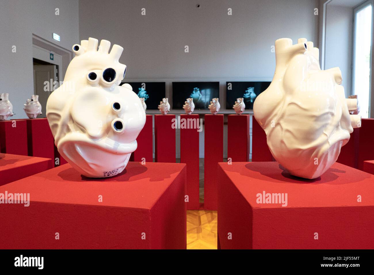 Roma, Italia. 3rd giugno 2022. La mostra di Jago, il giovane scultore ...
