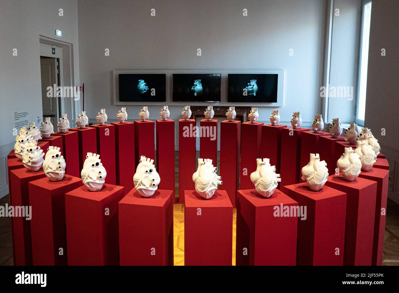 Roma, Italia. 3rd giugno 2022. La mostra di Jago, il giovane scultore ...