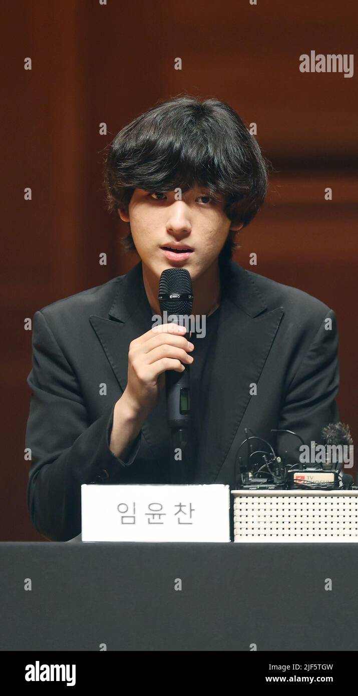 30th giugno 2022. Il pianista coreano Lim Yun-chan pianista Lim Yun ...