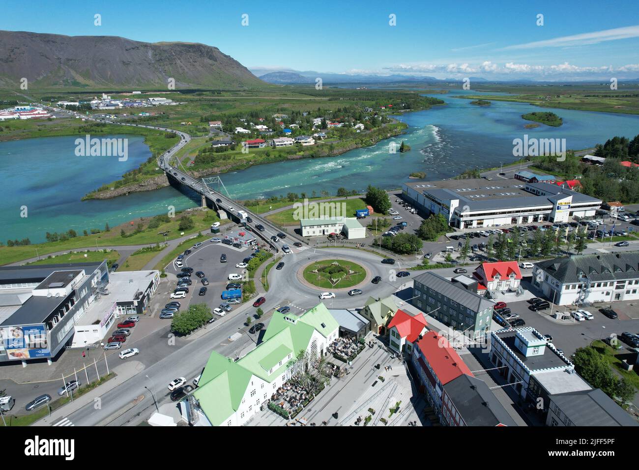 Selfoss city iceland immagini e fotografie stock ad alta risoluzione ...