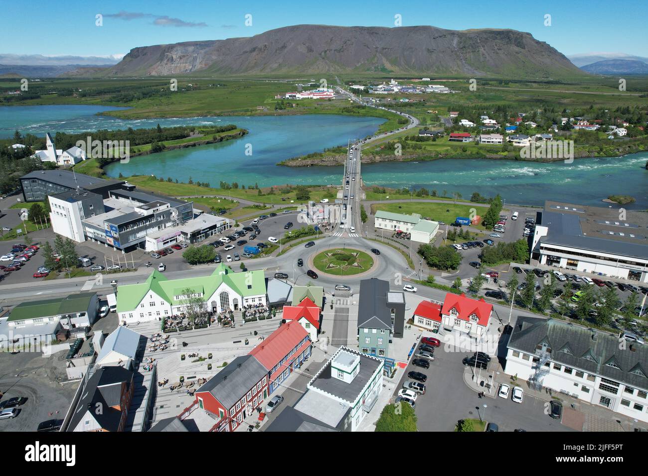 Selfoss city iceland immagini e fotografie stock ad alta risoluzione ...