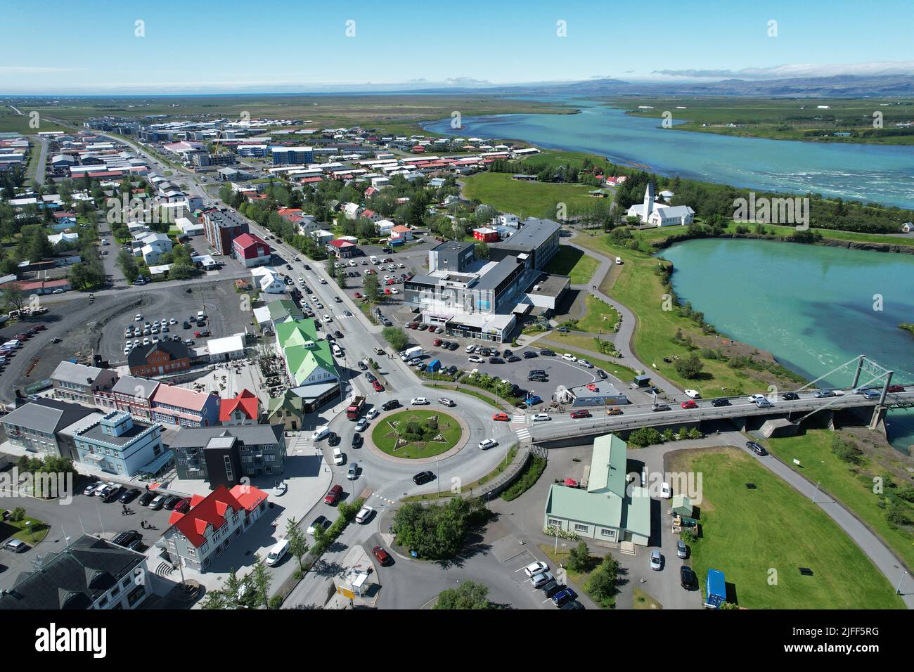 Selfoss city iceland immagini e fotografie stock ad alta risoluzione ...