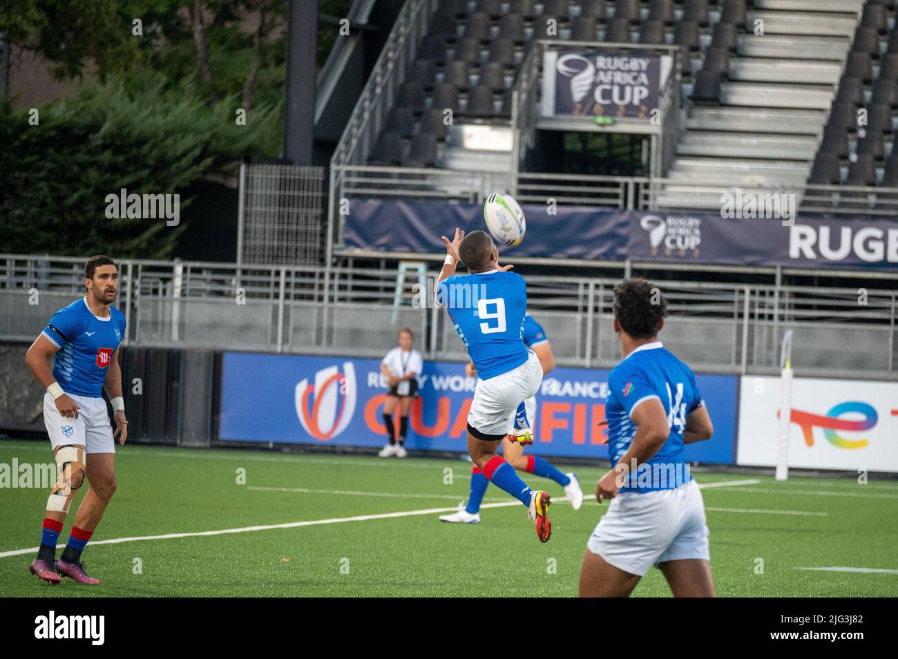 Damian STEVENS durante la Rugby Africa Cup 2022, Coppa del mondo 2023 ...