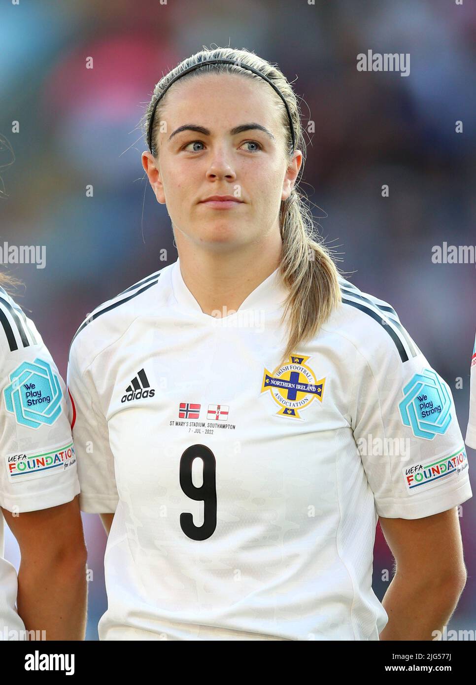 Simone Magill dell'Irlanda del Nord durante la partita UEFA Women's ...