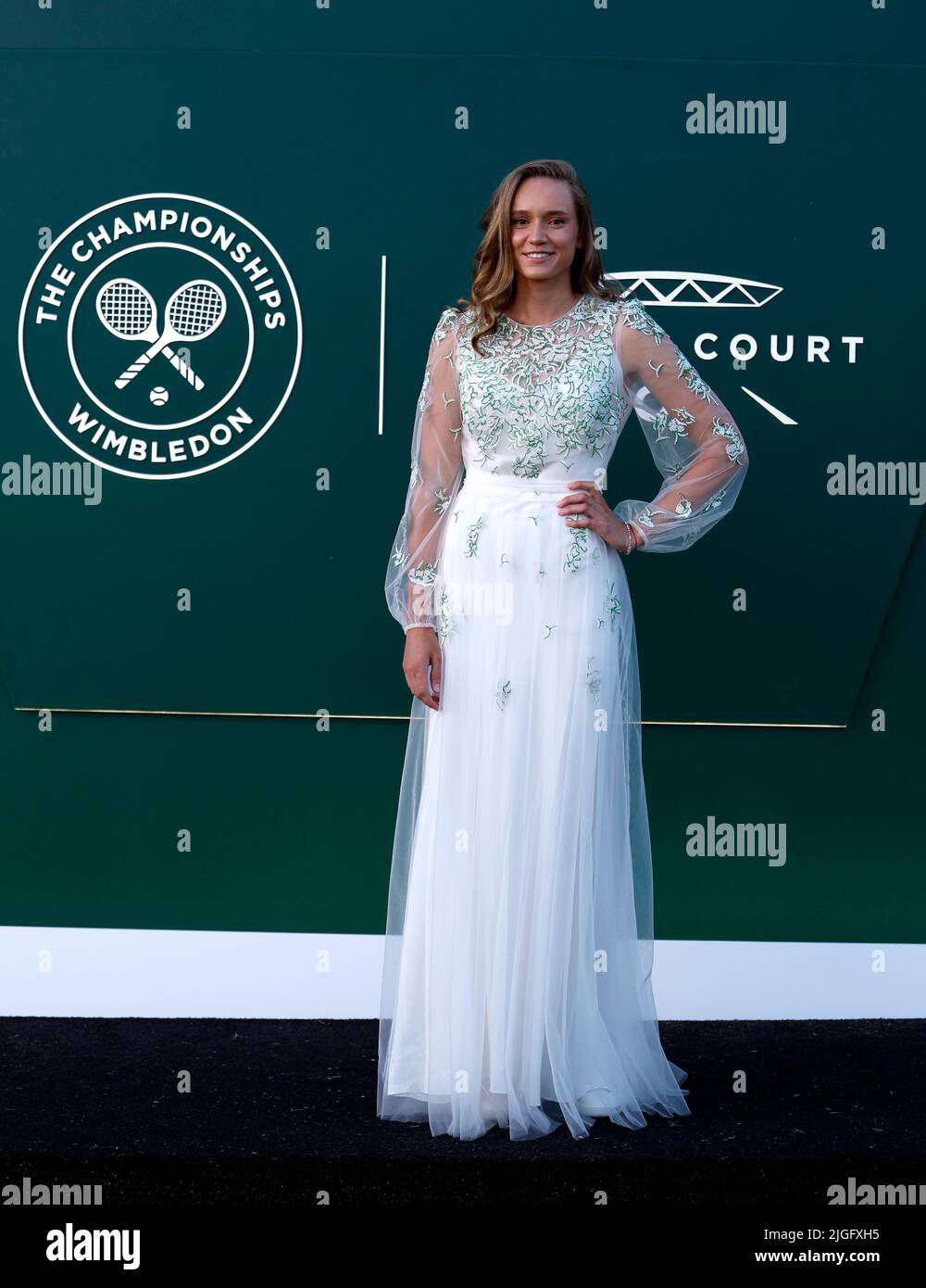 Elena Rybakina al Wimbledon Ball il giorno quattordici dei campionati ...