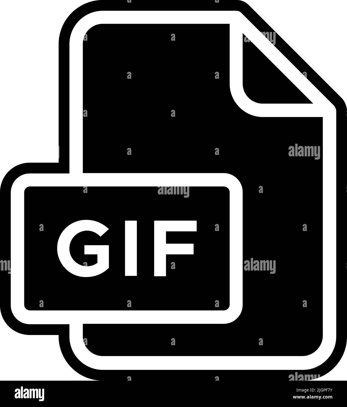 Icona file gif Immagine e Vettoriale - Alamy