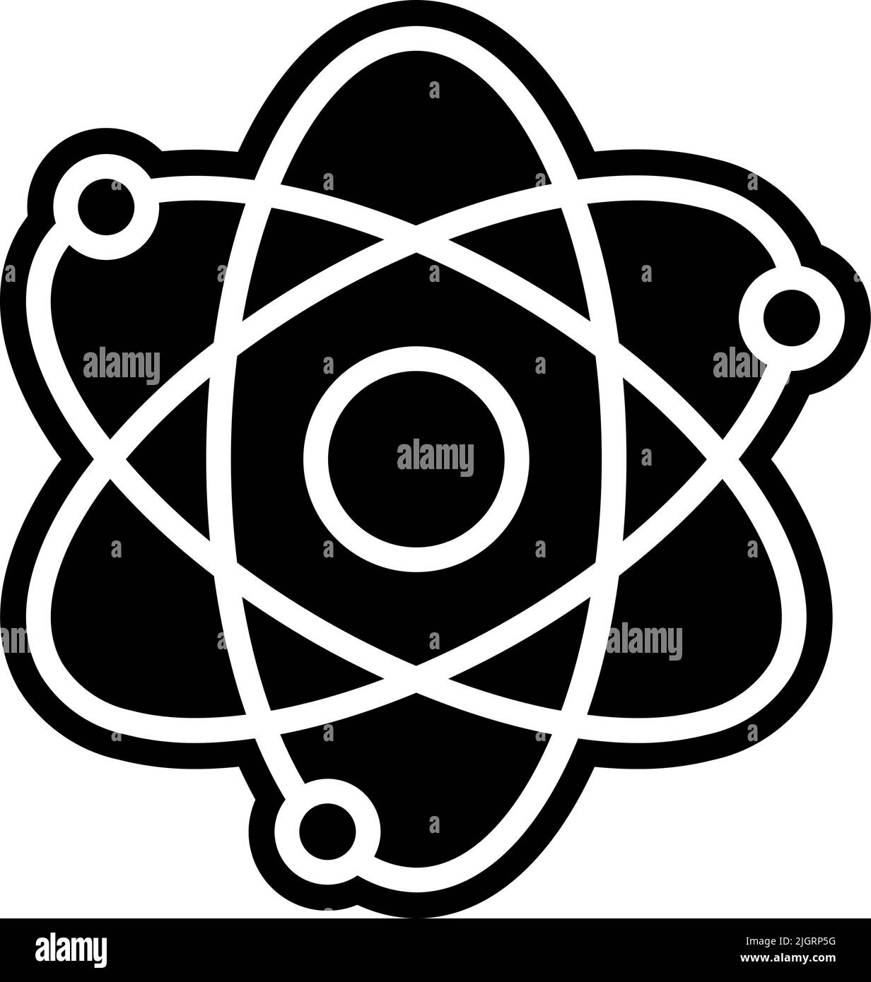 Simbolo atomo Foto e Immagini Stock in Bianco e Nero - Alamy