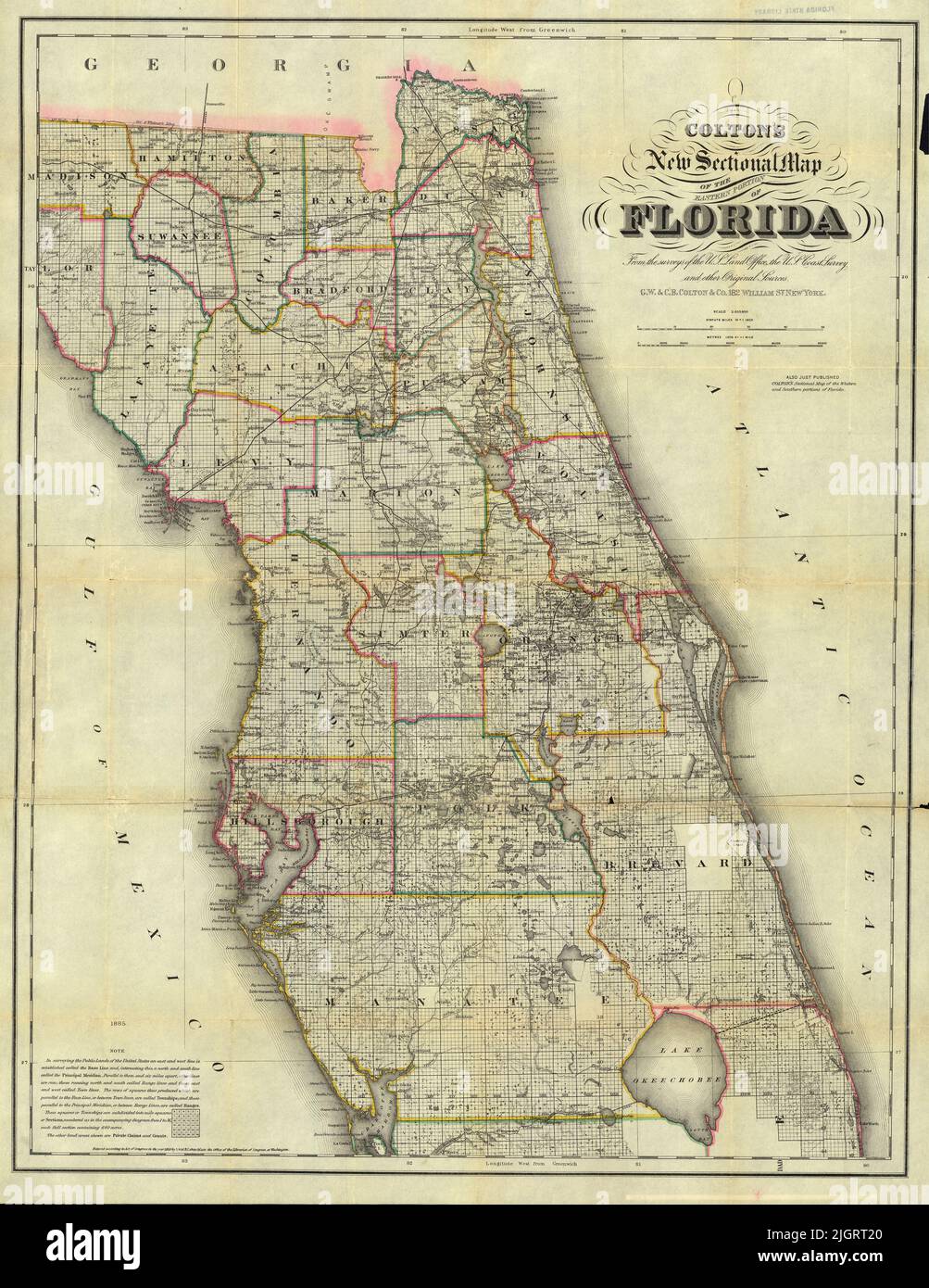 Mappa di colton della florida immagini e fotografie stock ad alta ...