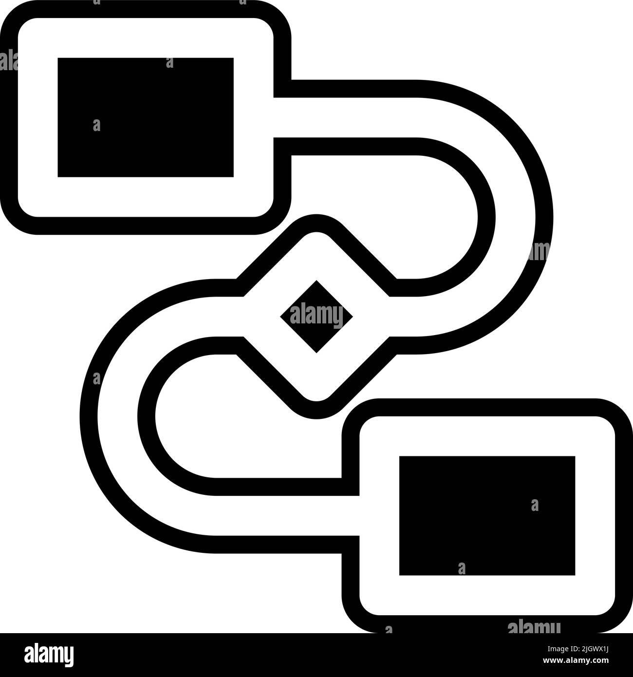 Testo del diagramma di flusso Foto e Immagini Stock in Bianco e Nero ...