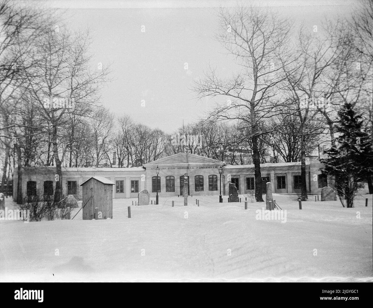 Il museo delle cose antiche nordiche nell'Orangerie, Linnégården, il ...