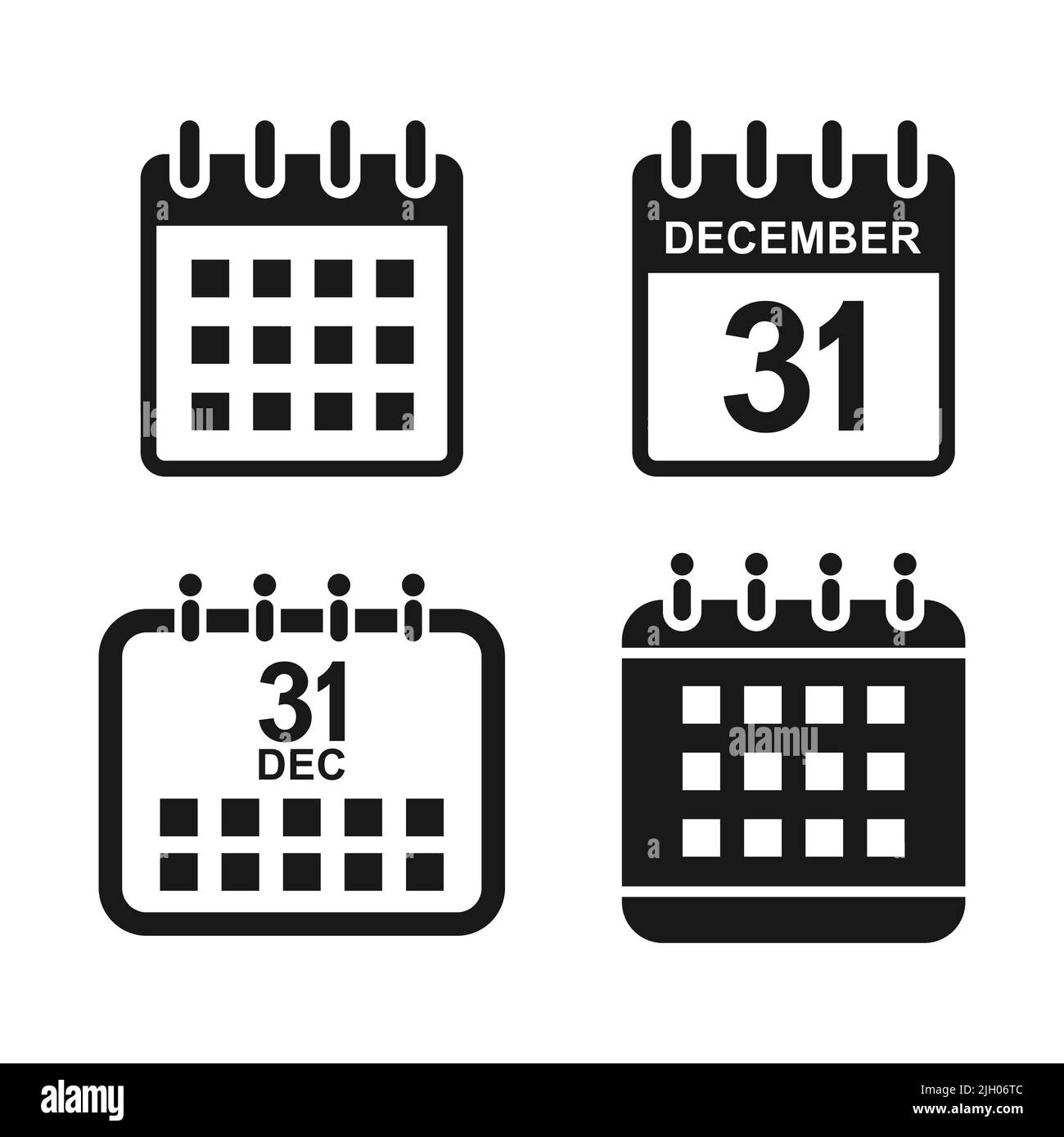 Segno di spunta del calendario Foto e Immagini Stock in Bianco e Nero ...