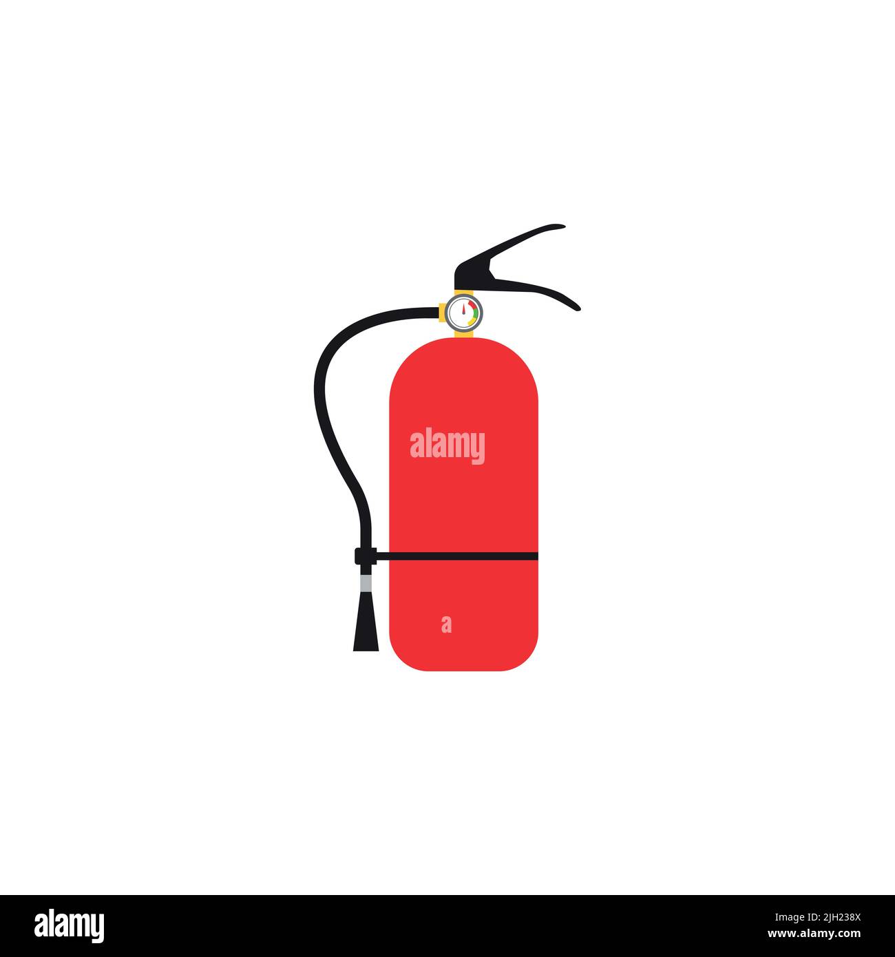 estintore a icona vettore. Icona a colori dell'estintore, simbolo ...