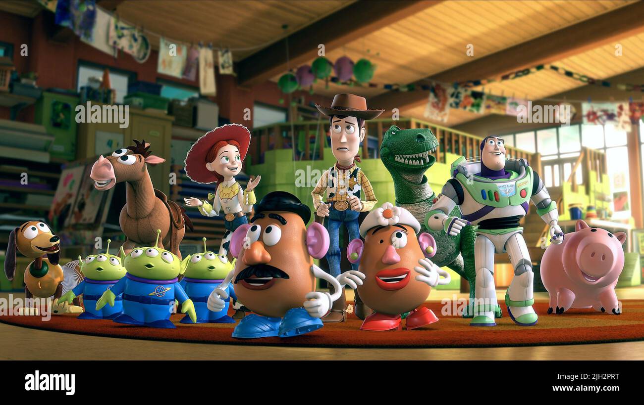 Mrs potato head rex buzz lightyear hamm il salvadanaio immagini e fotografie stock ad alta ...