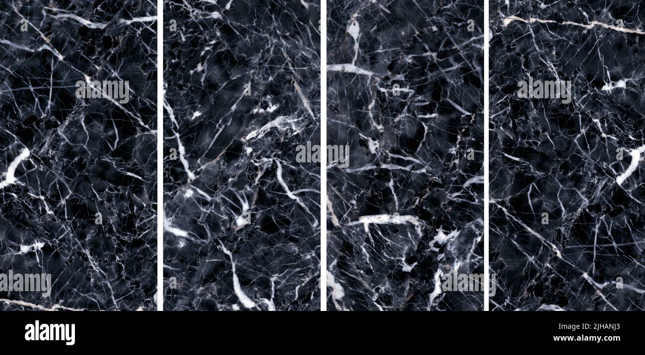 Texture in marmo nero, texture in pietra naturale, lastra, texture in ...