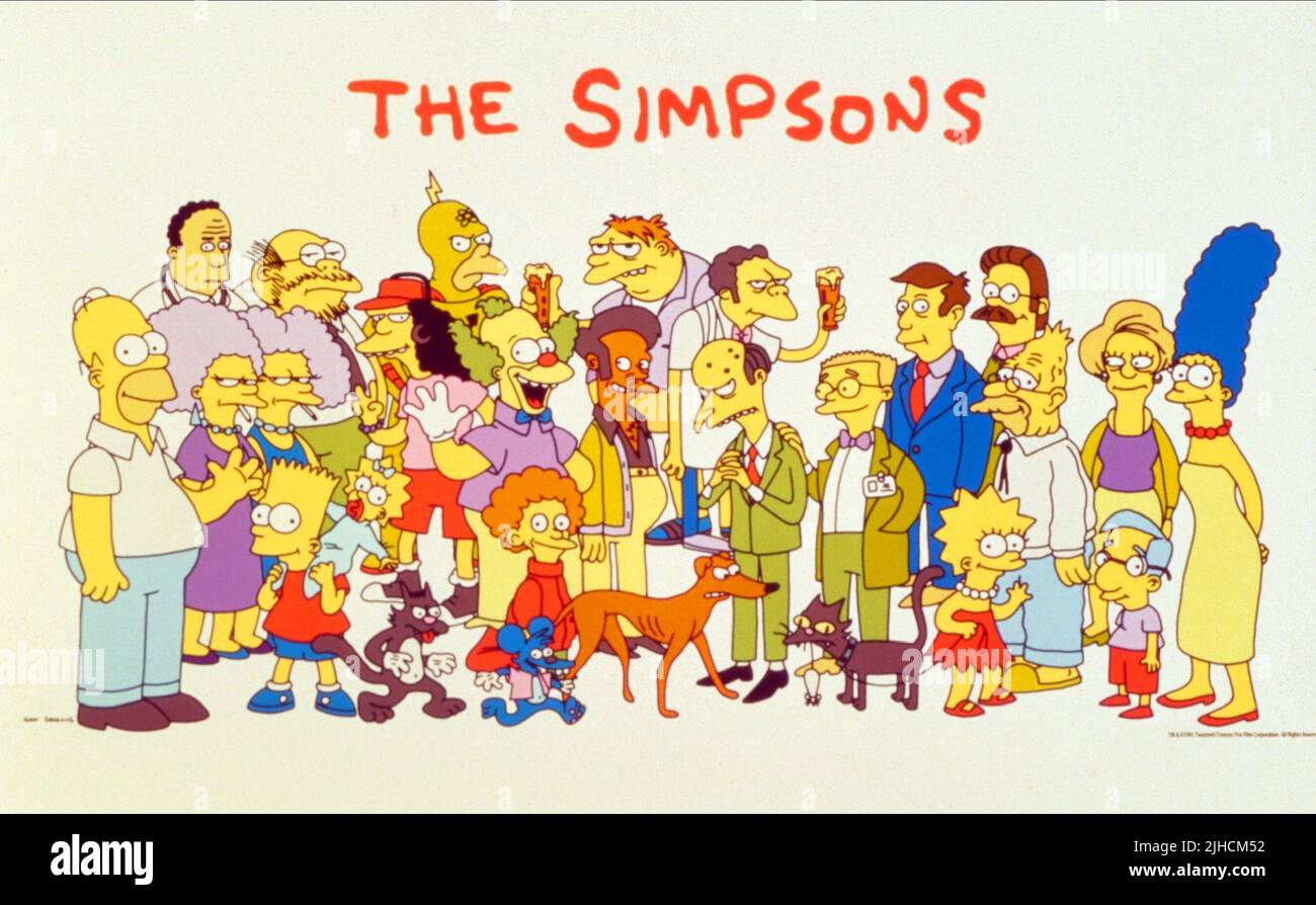 Homer, Dr. Hibbert, Marvin Monroe, Patty, Selma Bouvier, Bart, Maggie ...