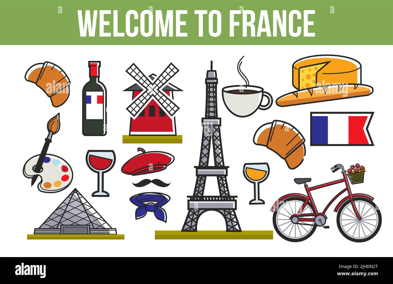 Simboli francesi torre eiffel immagini e fotografie stock ad alta ...