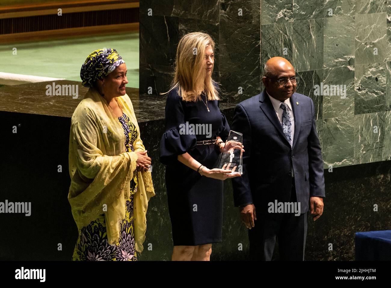 New York, Stati Uniti. 18th luglio 2022. Maria Theofili, Rappresentante ...