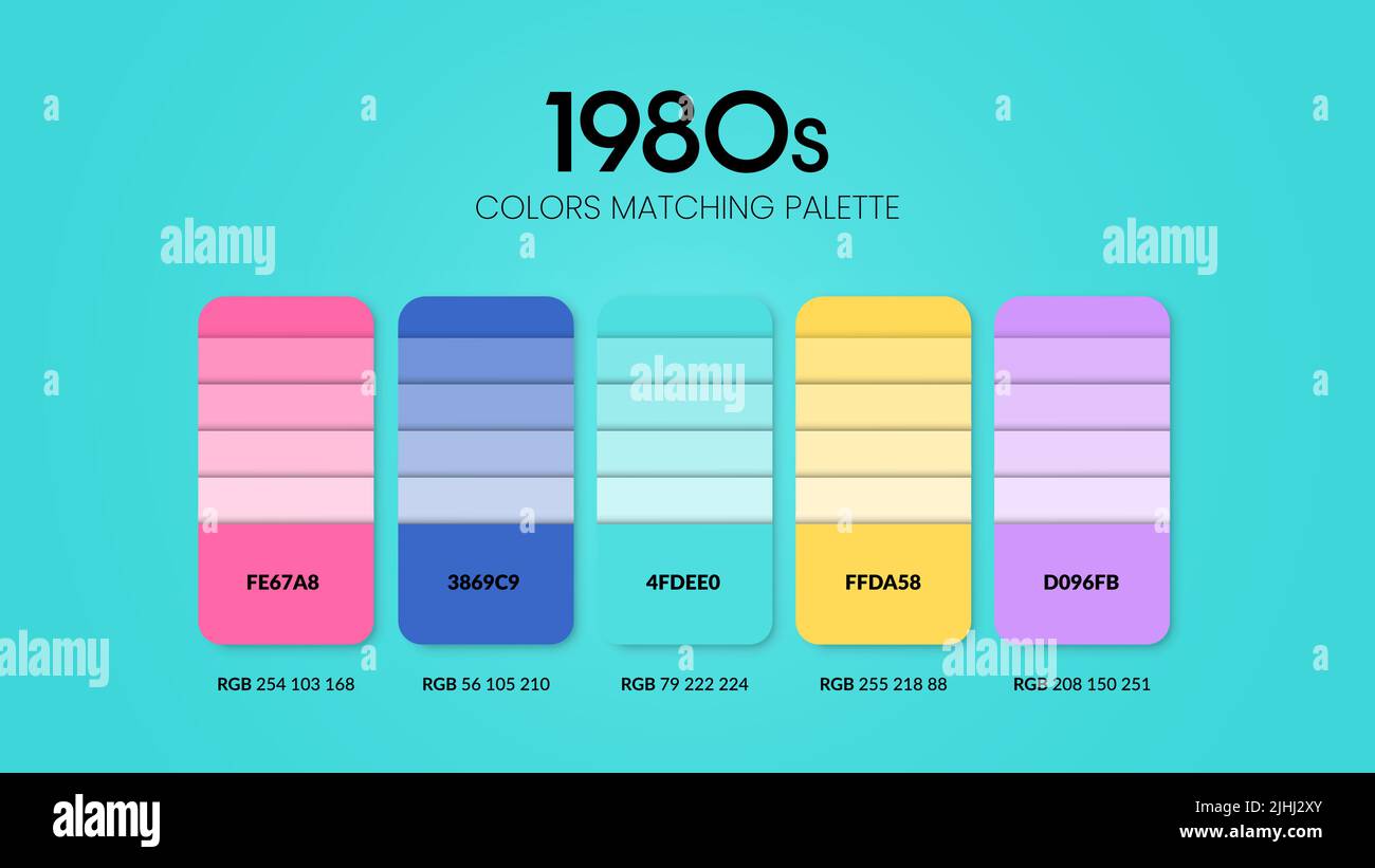 Le tavolozze di colori o gli schemi di colori dei temi di colore sono ...