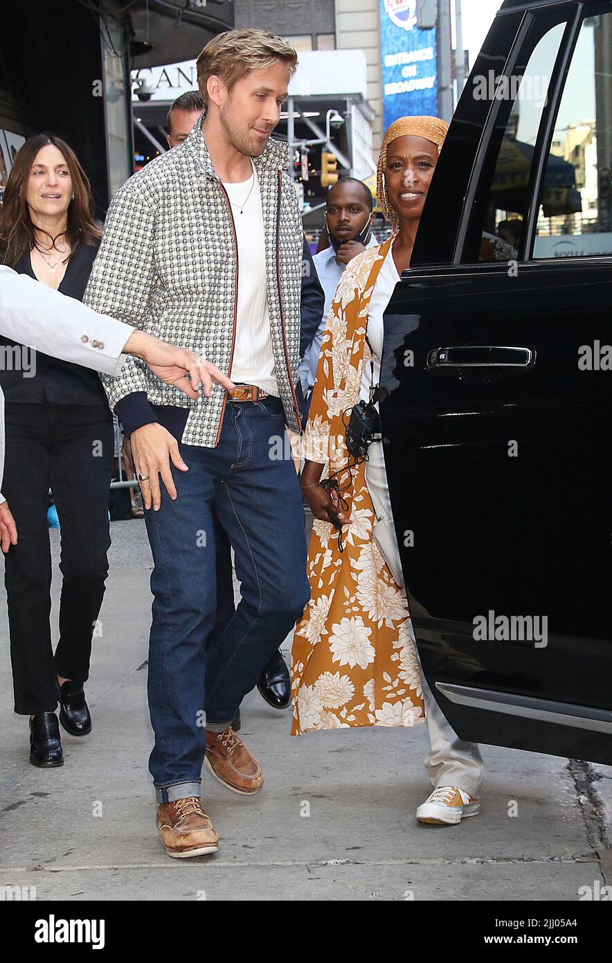 Ryan Gosling in Good Morning America per parlare del suo nuovo film ...