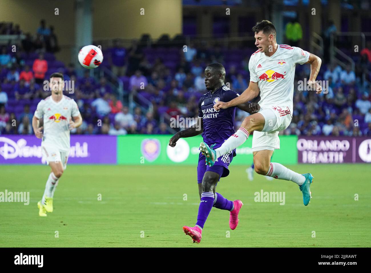 Orlando, Florida, USA, 27 luglio 2022, Il giocatore dei Red Bulls di ...