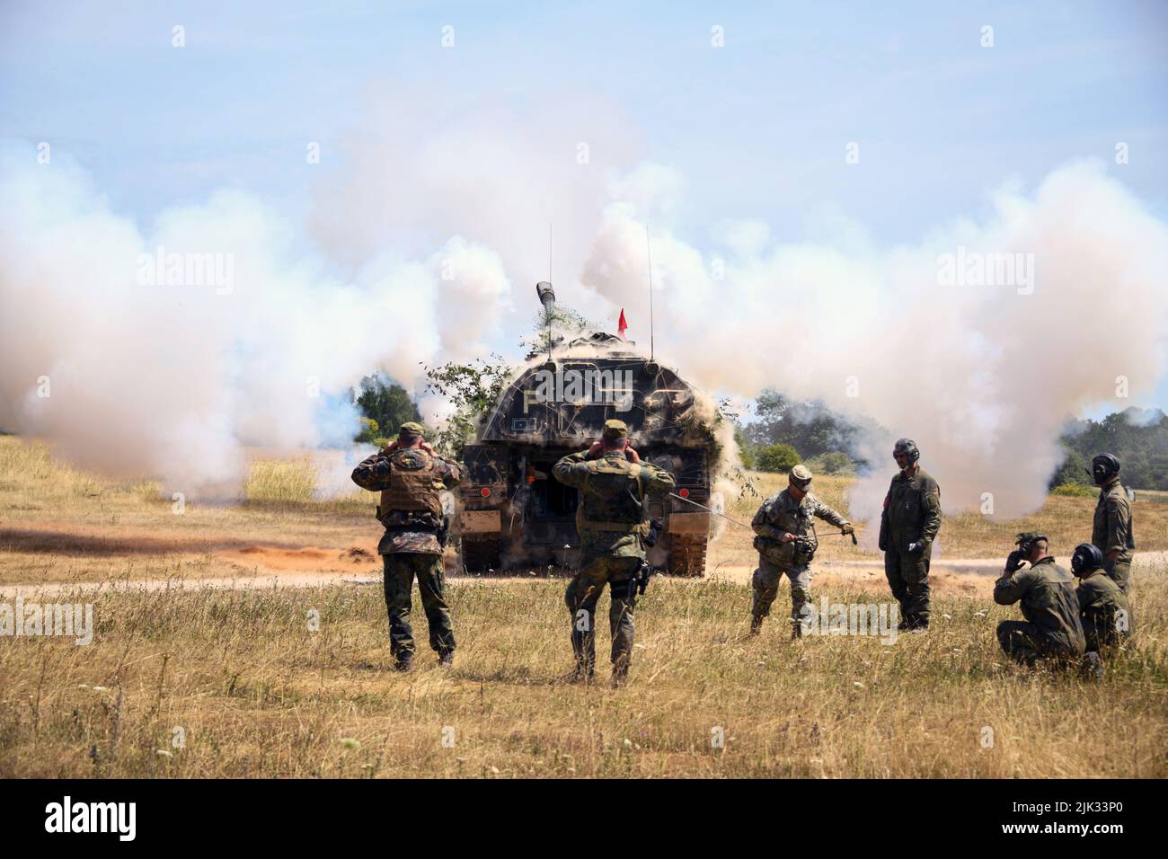18 luglio 2022 - Grafenwoehr, Bayern, Germania - U.S. Army Lt. Col ...