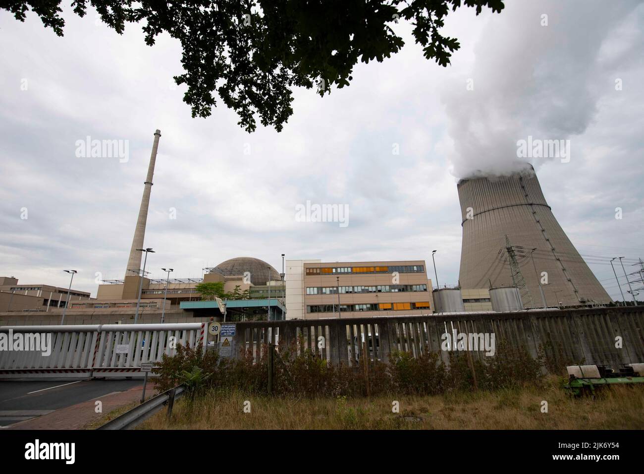 Lingen, Germania. 31st luglio 2022. Vista della centrale nucleare di ...