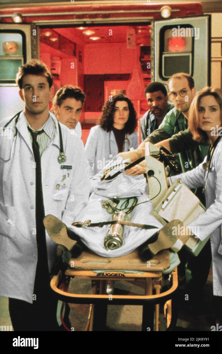 Noah Wyle, George Clooney, Julianna Margulies, Eriq la Salle, Anthony ...